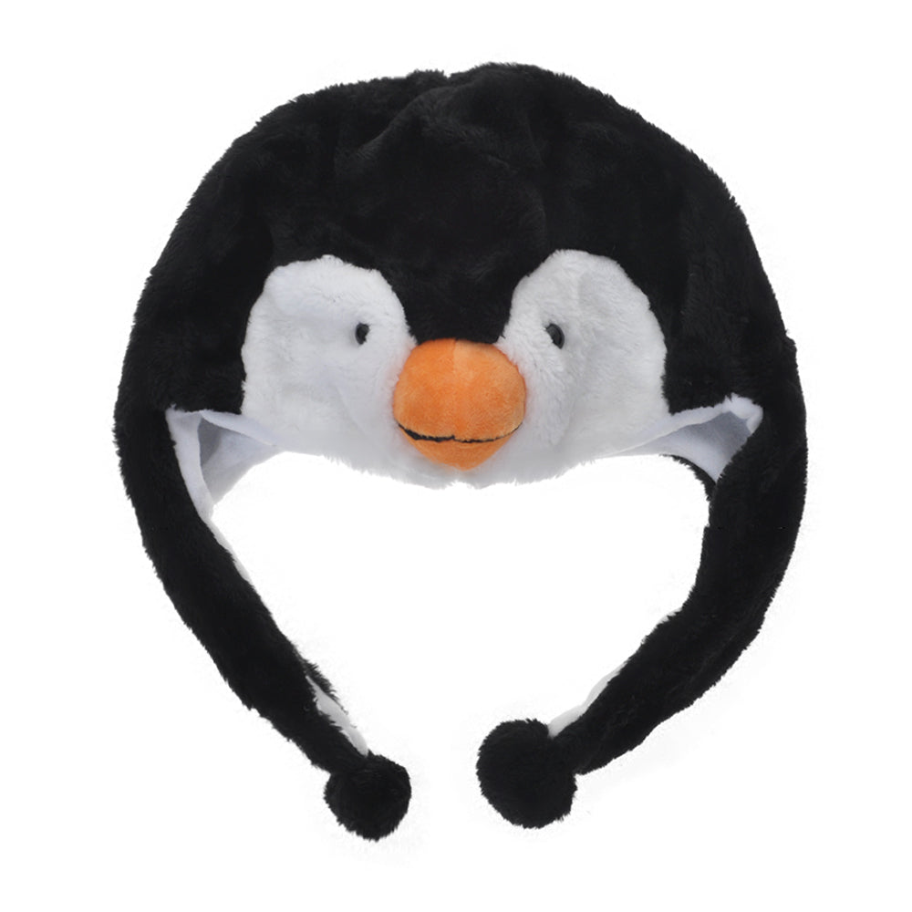 Fuzzy Penguin Plush Winter Hat (Adult / Kids) – Penguin Gift Shop
