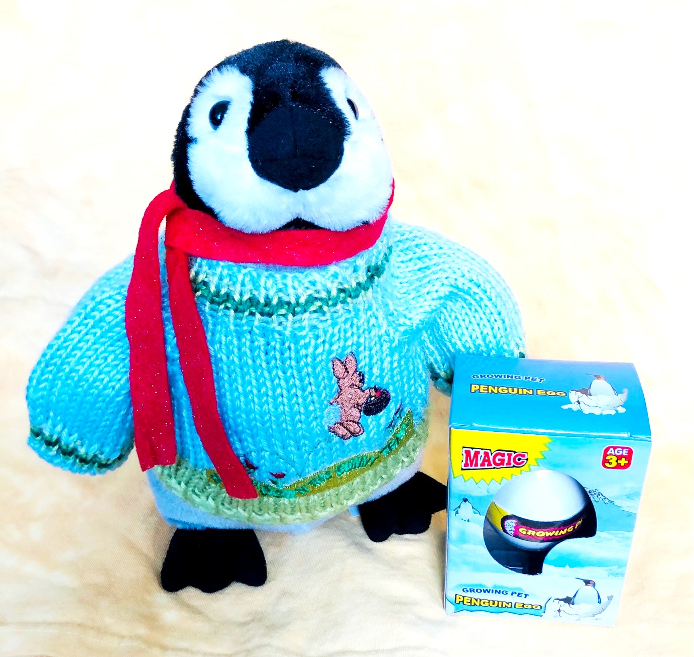 Easter Bunny Hoppity Penguin With Egg Hatchling (10" Tall) – Penguin ...